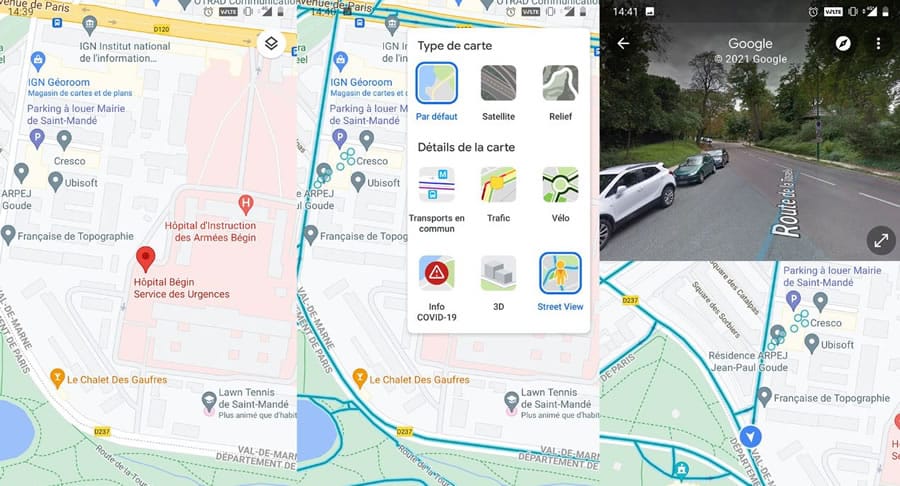 Google Maps un service gratuit de localisation
